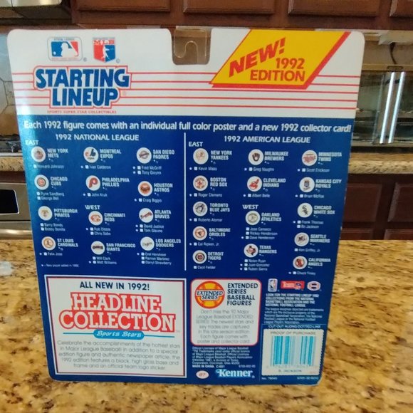 Kenner | Toys | Vintage Bo Jackson Starting Lineup 992 Nib | Poshmark